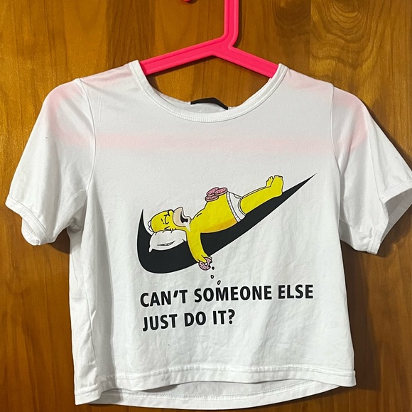 Tops | Homer Simpson Crop Top | Poshmark